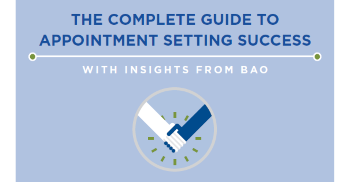 The Complete Guide to Appointment Setting… | BAO (By Appointment Only)